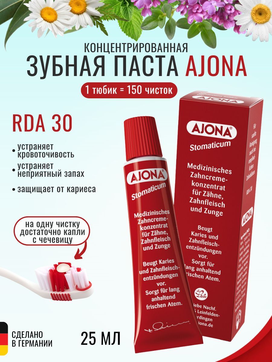 Зубная паста АЙОНА / Ajona концентрированная, для здоровья десен, при ...