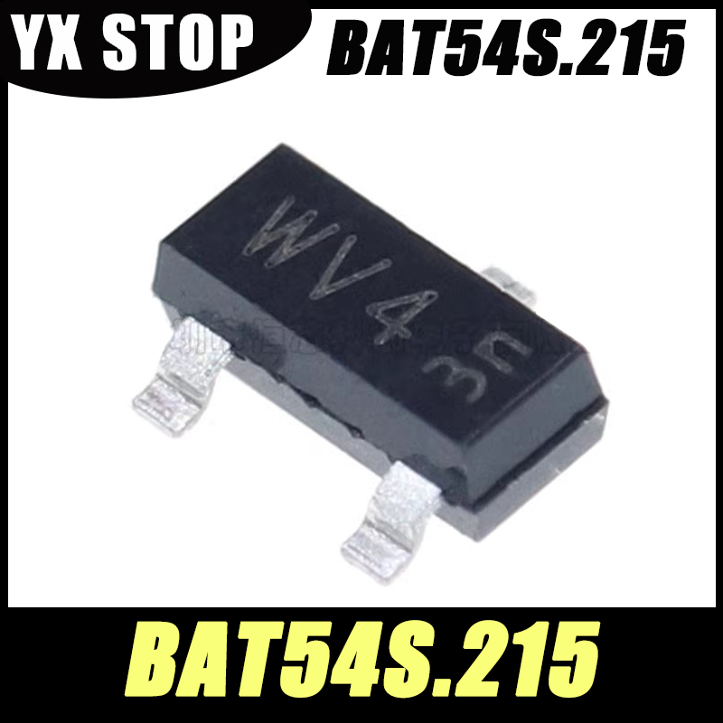 10шт BAT54S.215 SOT-23 30 В/200 мА SMD диод Шоттки Совершенно новый ...