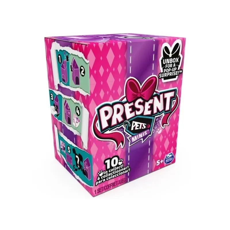 Spin Master Present Pets Minis Коллекционная плюшевая игрушка-сюрприз ...