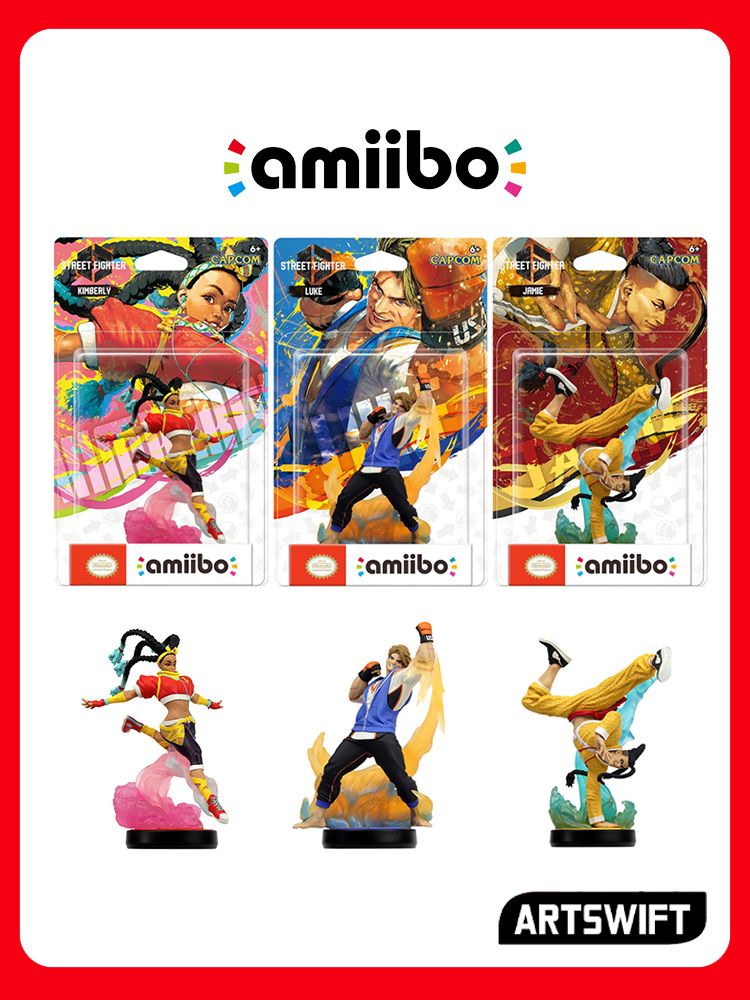 Nintendo amiibo Фигурка Luke + Kimberly + Jamie (Street Fighter ...