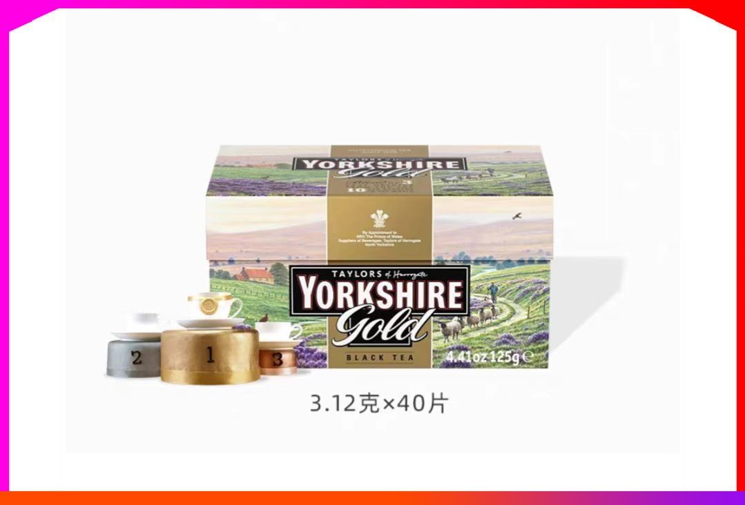 Чай черный TAYLORS YORKSHIRE COLD "Йоркшир Золотой" 40 пакетиков (из ...