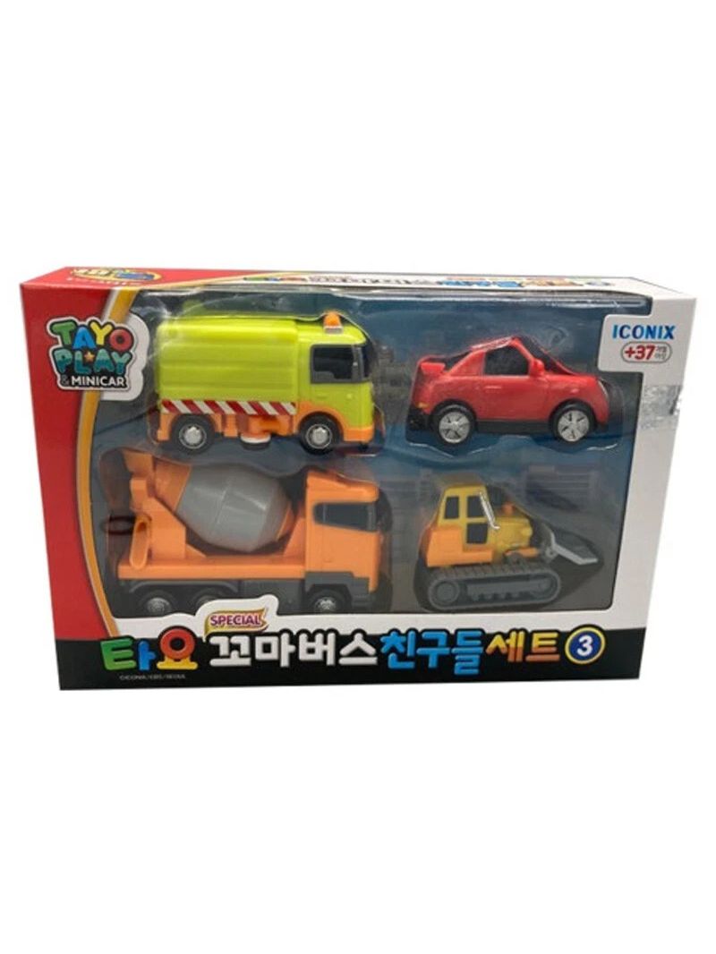 Tayo The Little Bus - Special No.3 Mini Bus 4 Pcs Set /Ruby, Chris ...