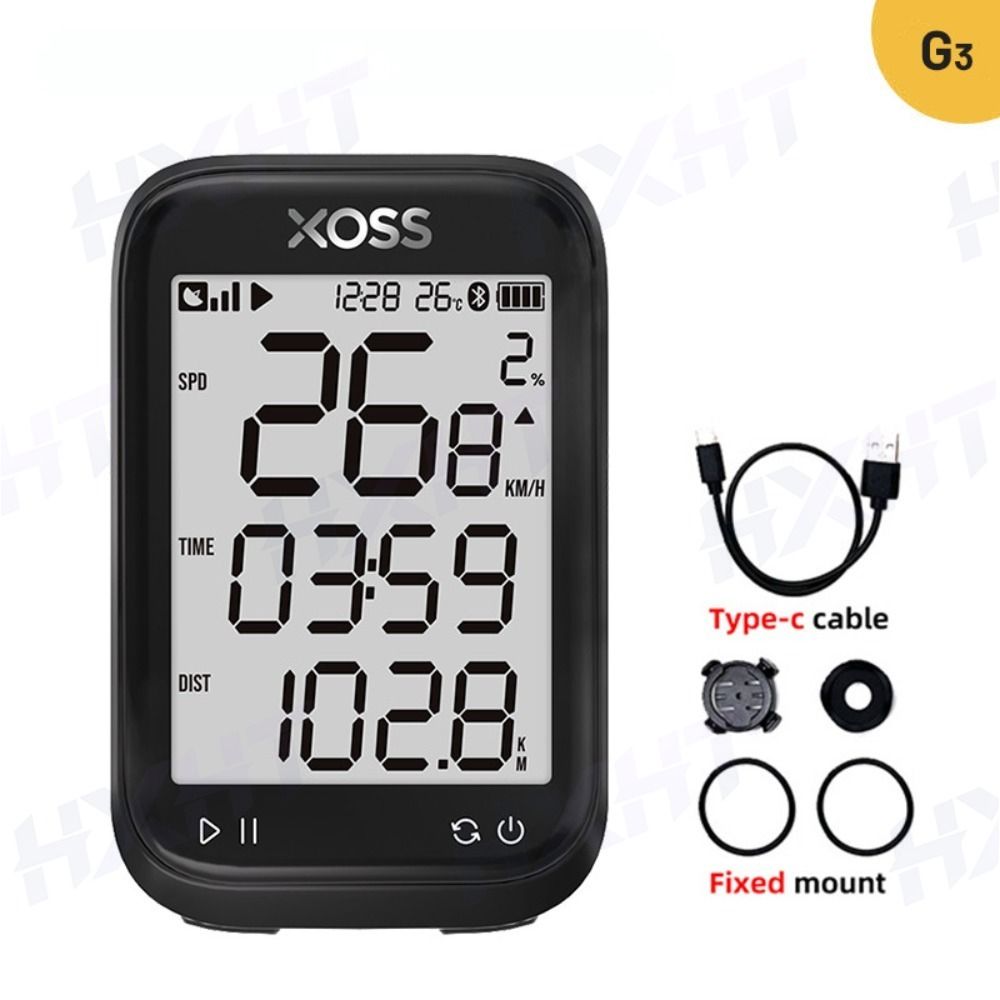 XOSS G3/G3+ GPS Велокомпьютер: G Plus Беспроводной Спидометр Bluetooth ...