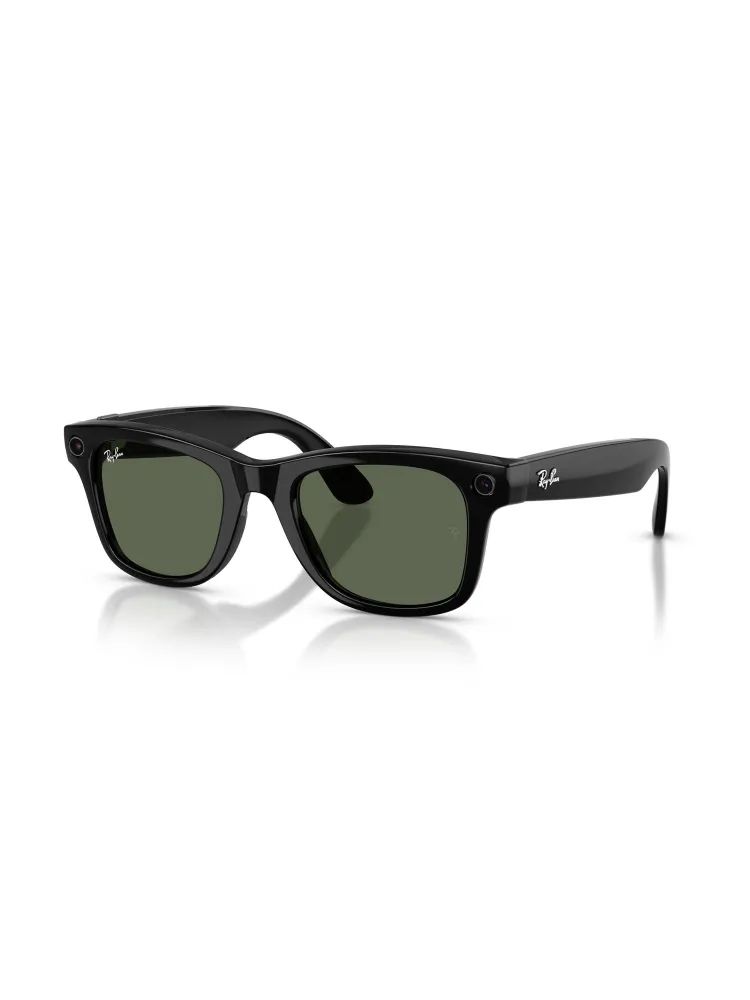 Умные очки Meta Ray-Ban Wayfarer GEN2 RW4012 Shiny Black / G-15 Green ...