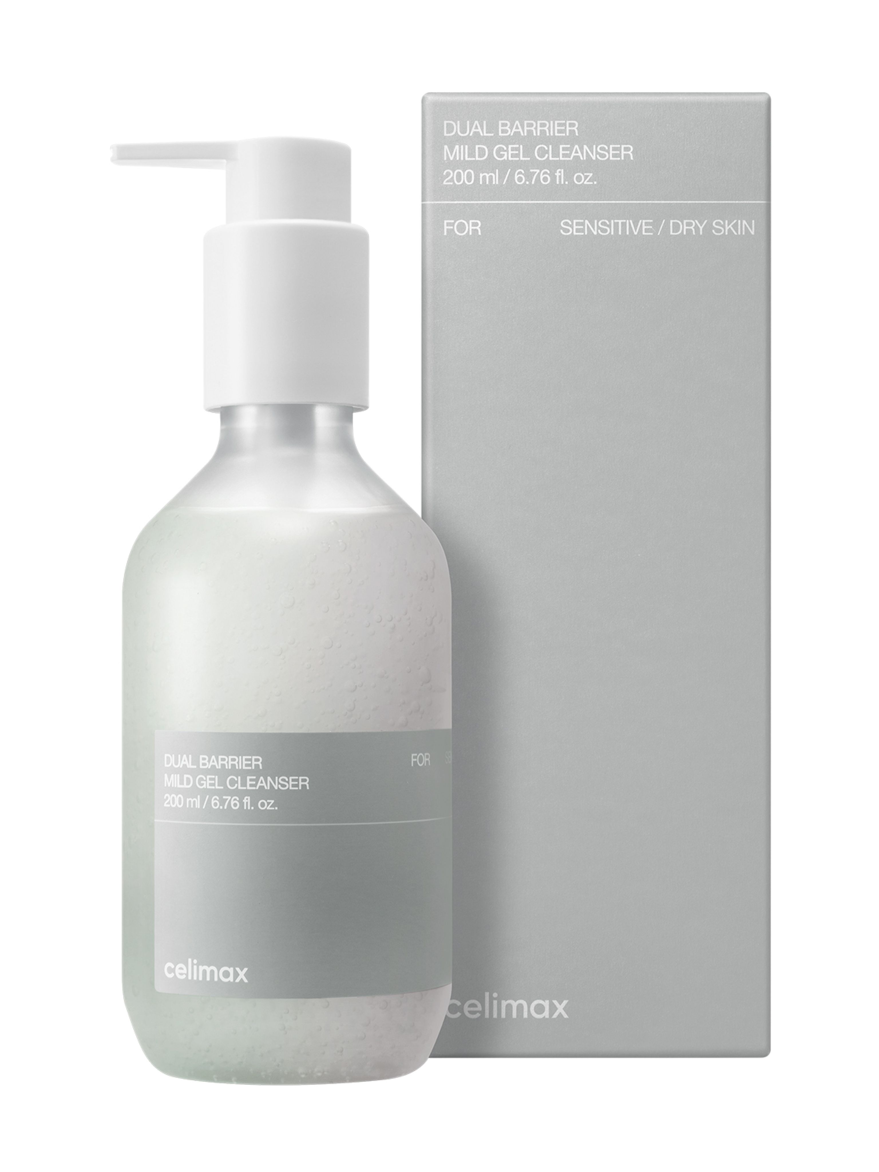 CELIMAX Dual Barrier Мягкий очищающий гель для умывания лица с ...