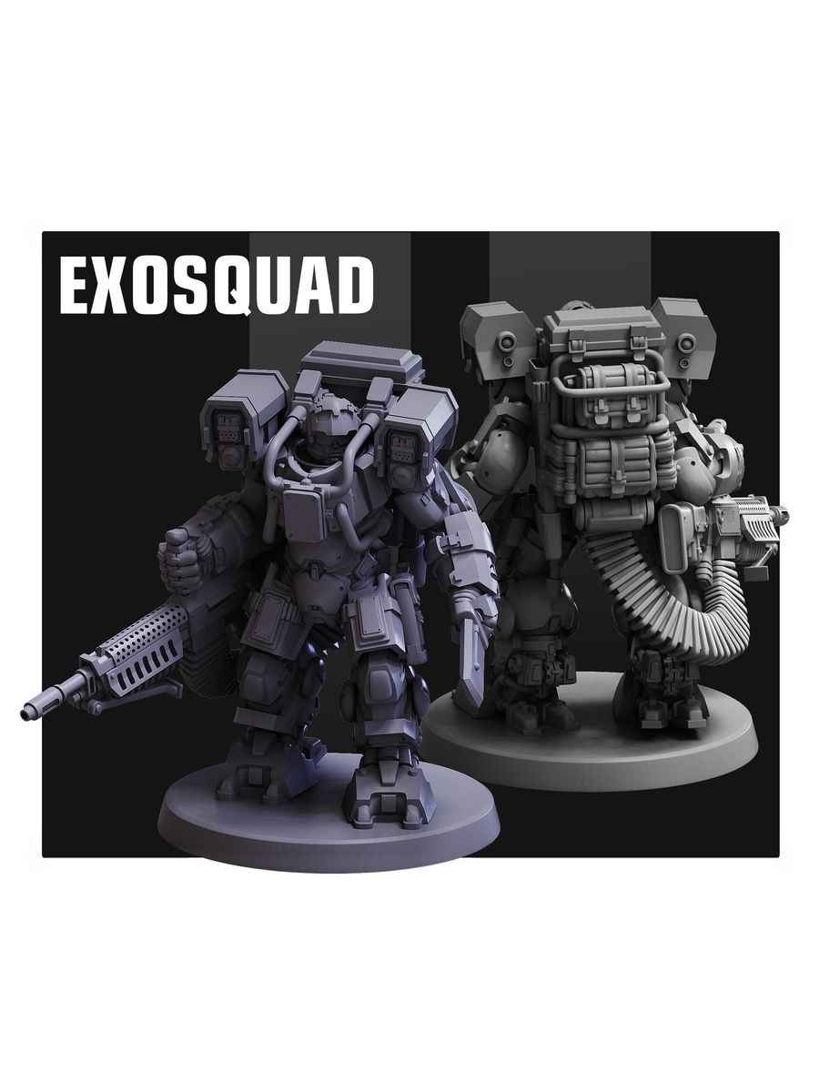 Exosquad / Эксосостав / 2 модели / Премиум 3D-печать купить на OZON по ...