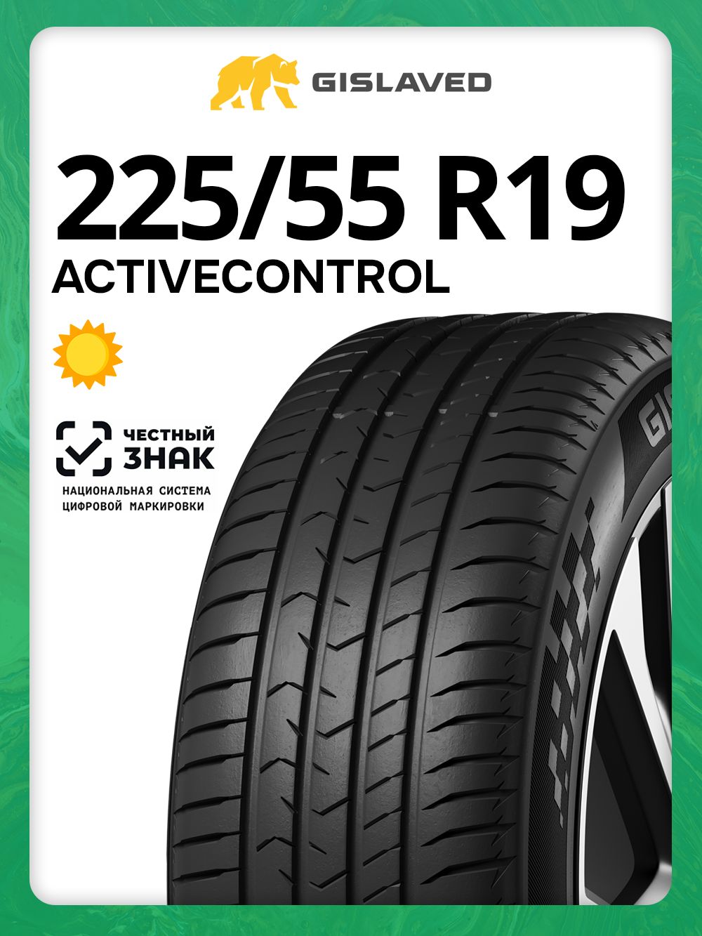 Gislaved ActiveControl Шины летние 225/55 R19 99V 16100120278 (3229421045)