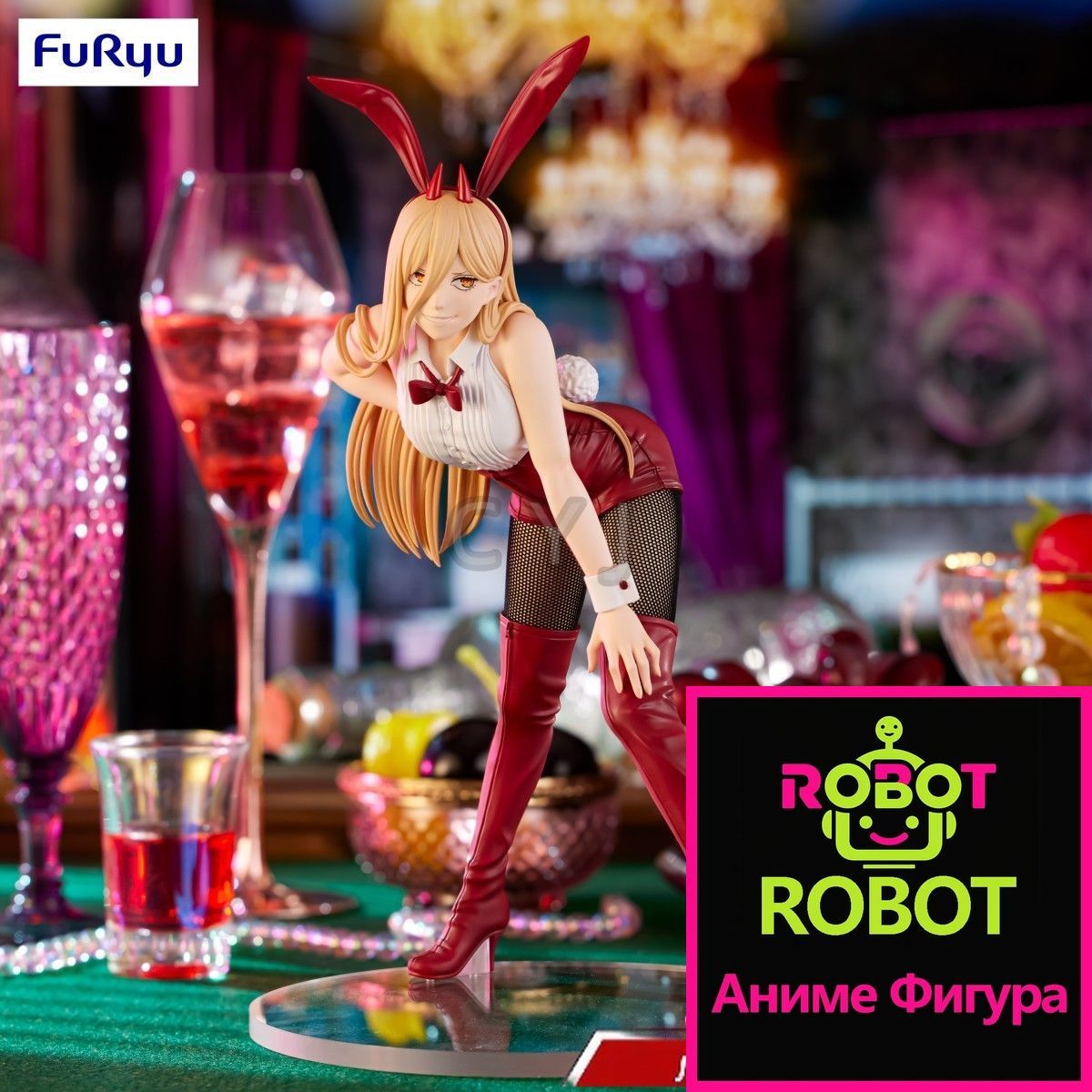 FuRyu Аниме Фигурка/Chainsaw Man BiCute Bunnies Figure -Power/ROBOT ...