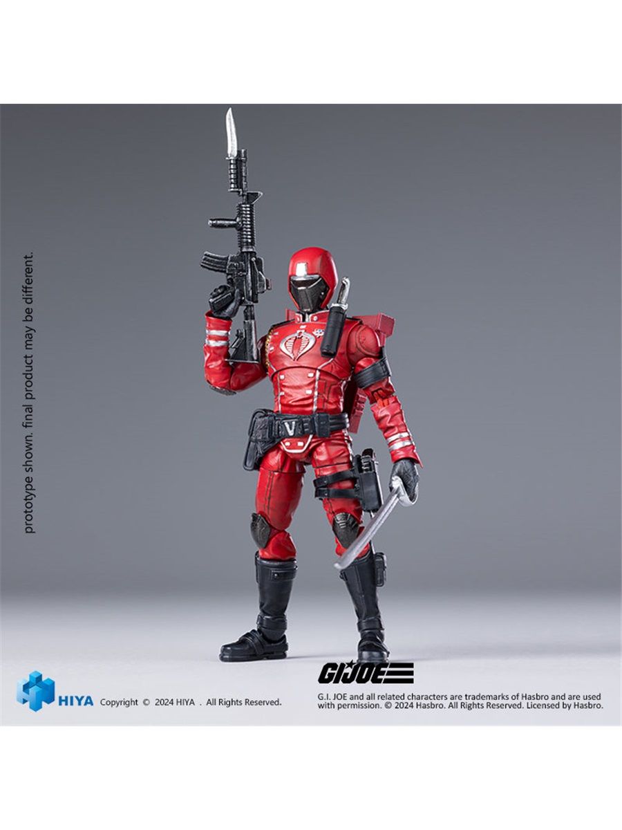 фигурки HIYA Exquisite Mini Series 1/18 Scale 4 Inch G.I.Joe Crimson ...