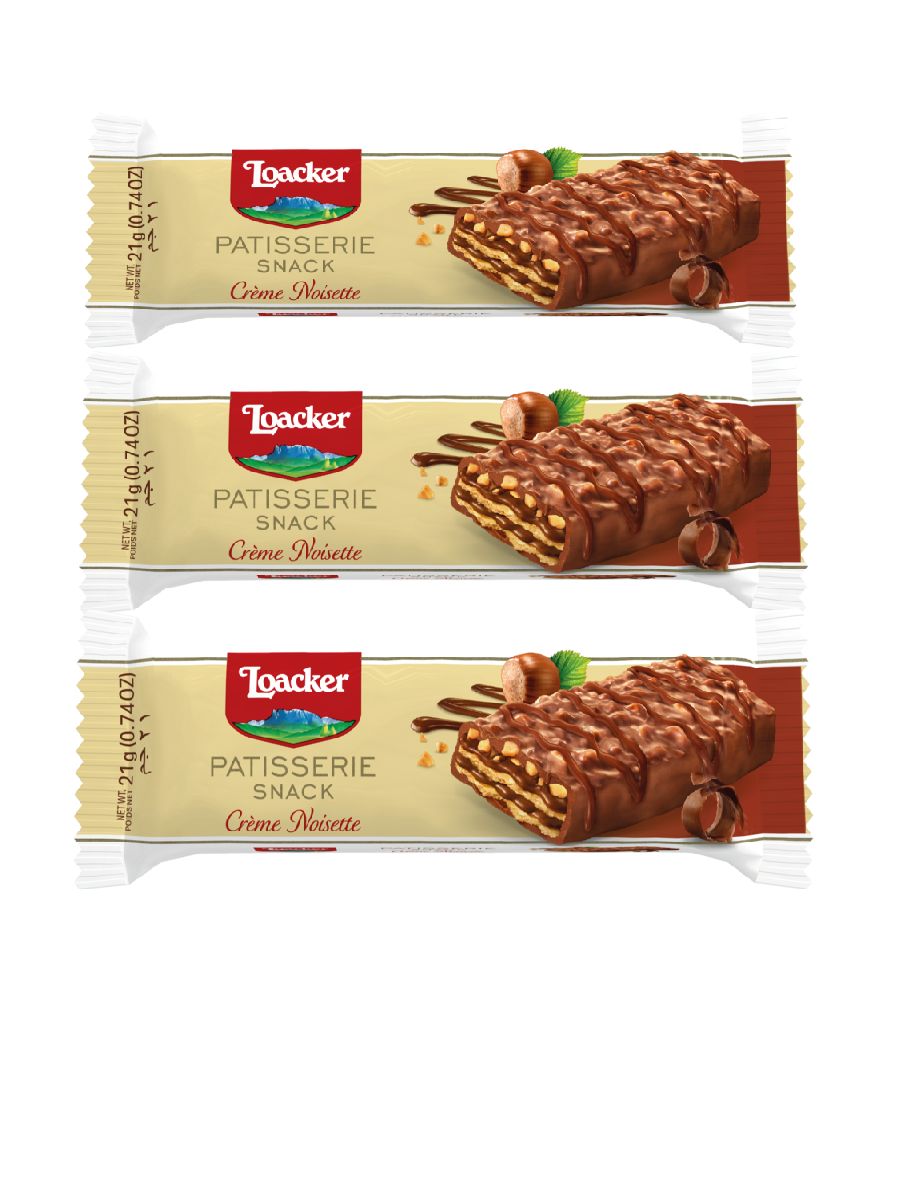 Вафли Loacker Snack Фундук, 3 уп по 21 г купить на OZON по низкой цене ...