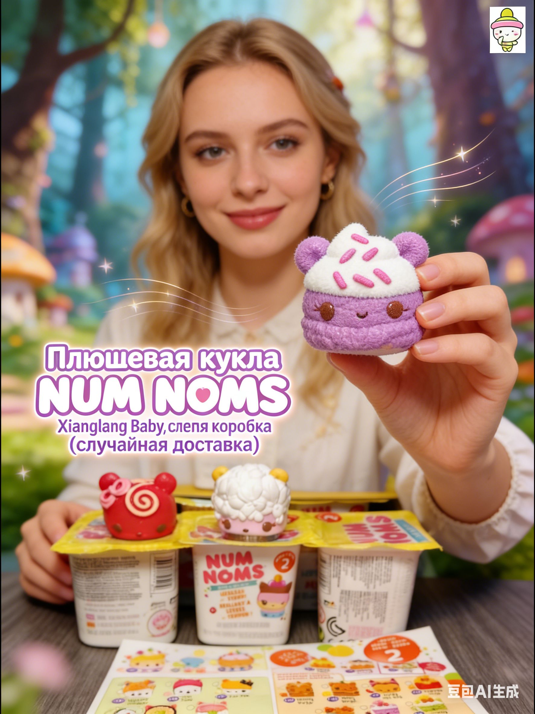 Игрушка Lip Gloss or Stamp/Сюрприз Num Noms Серия Mystery Pack 1 шт ...