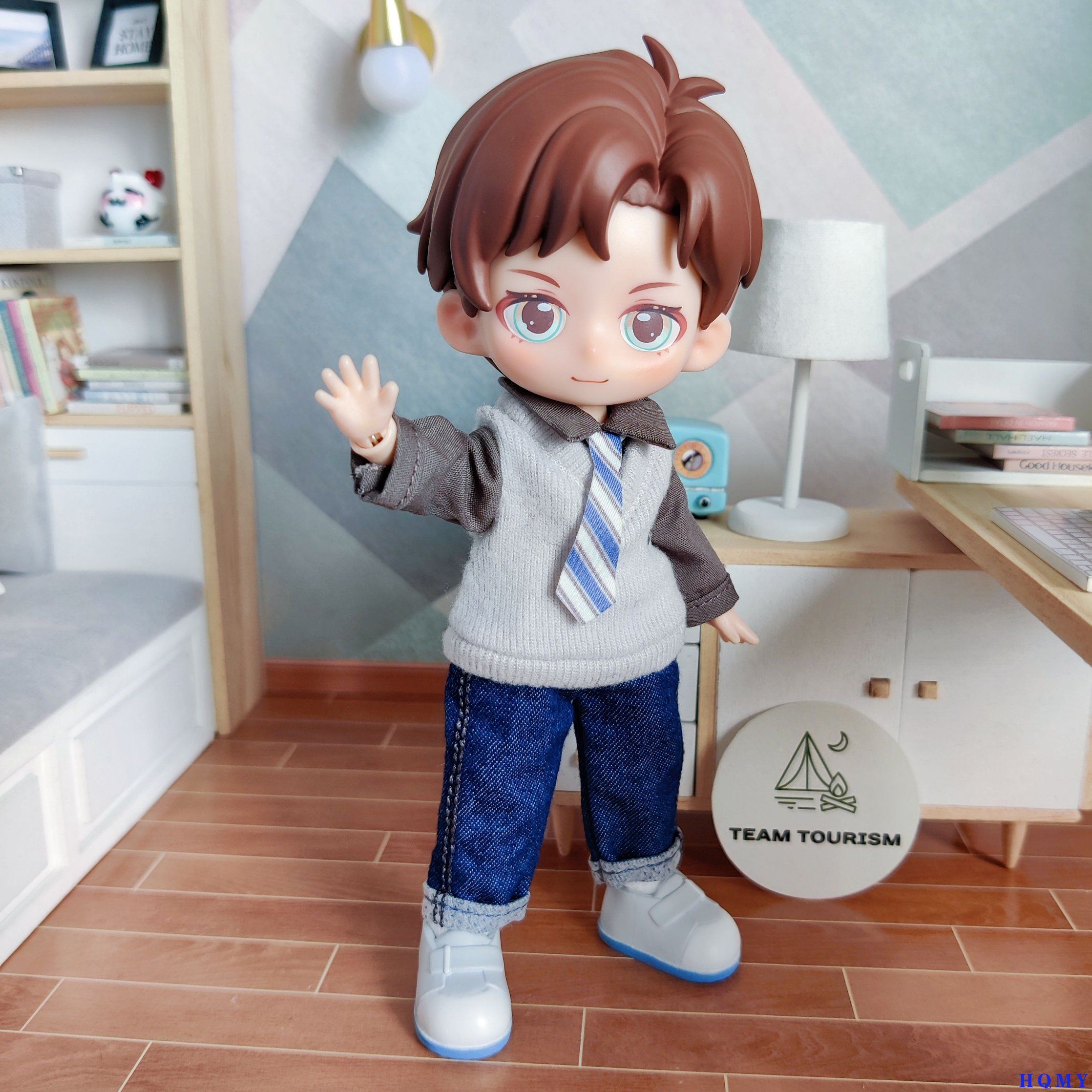 Кукла BJD 1/12 шарнирная Simontoys PEETSOON (Class Monitor) аниме с ...