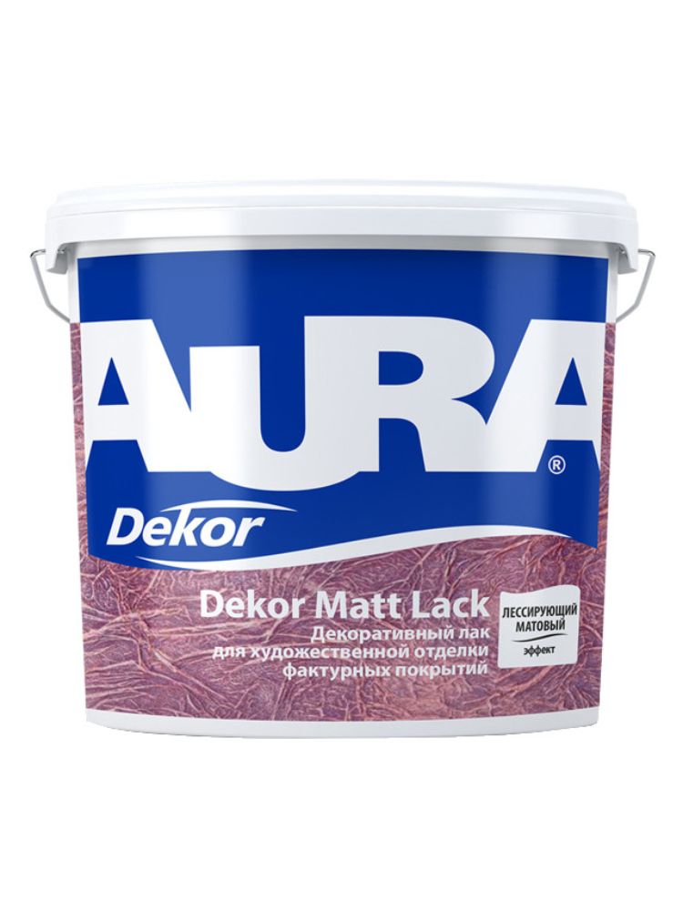 Лак декоративный AURA Dekor Matt Lack матовый 1кг купить на OZON по ...