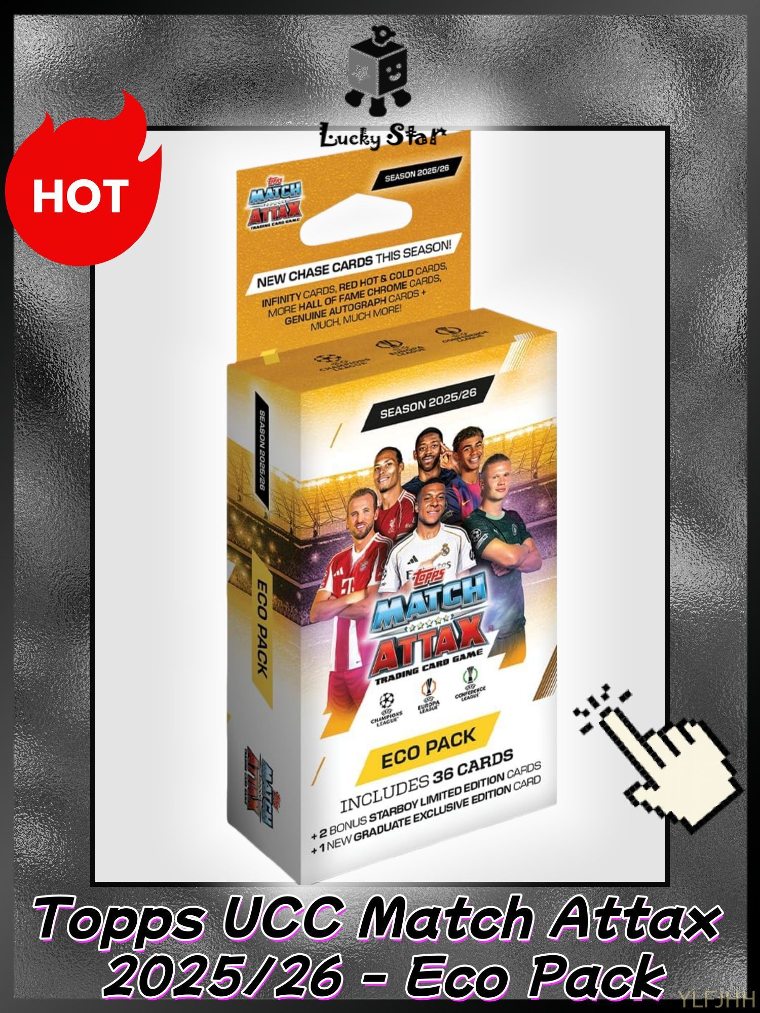 карточка,Topps UCC Match Attax 2025/26 - Eco Pack - contains 36 Match ...