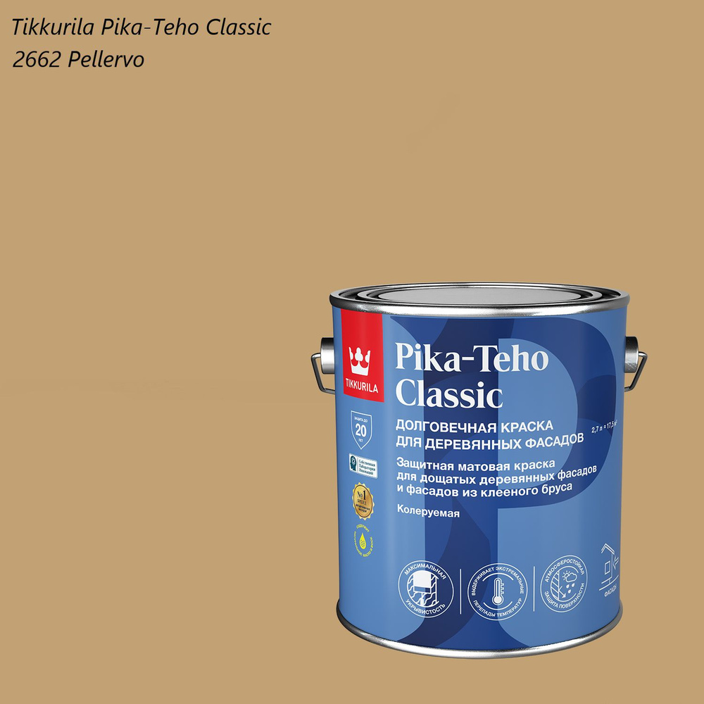 Краска Tikkurila для деревянных фасадов Pika-Teho Classic / Тиккурила ...