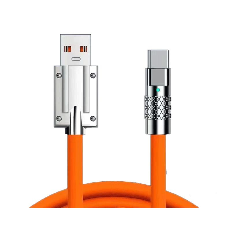 Кабель Usb Type C Кабель 3 в 1 быстрой зарядки 120 Вт 1 2 метра