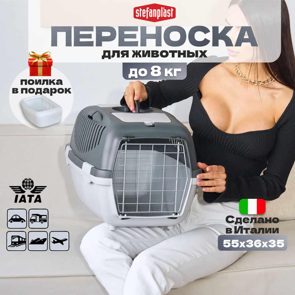 Переноска для кошек пластиковая и собак Gulliver 2 (M) - купить с ...