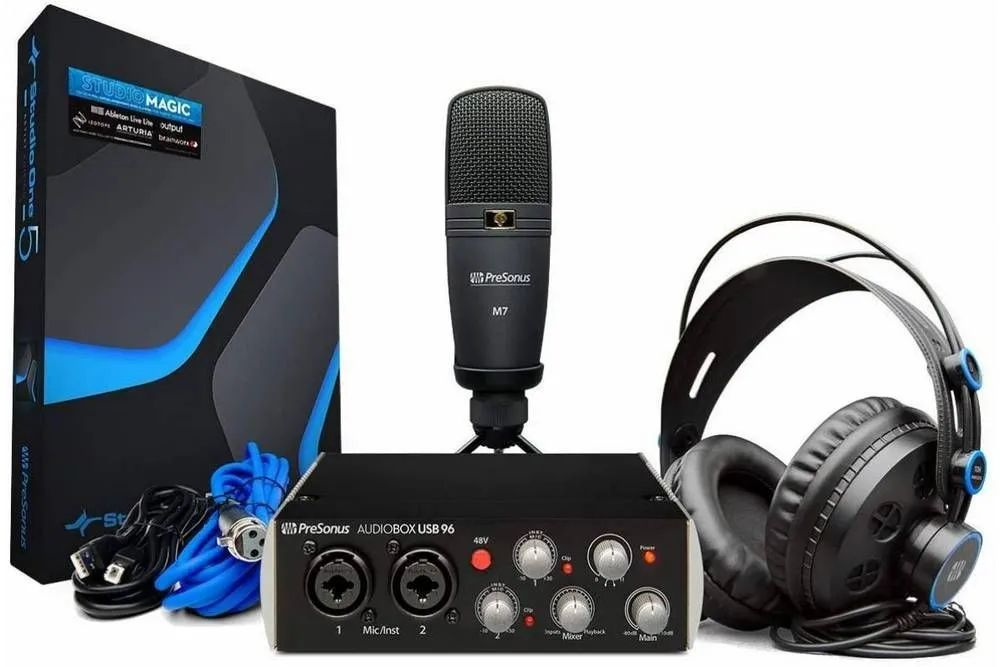 Комплект звукозаписи PreSonus AudioBox USB 96 Studio 25th Anniversary ...