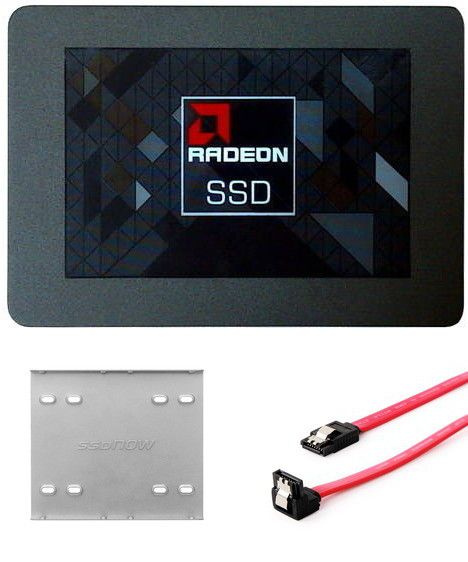 480 ГБ Внутренний SSD-диск AMD Radeon R5 480Gb + комплект аксессуаров ...