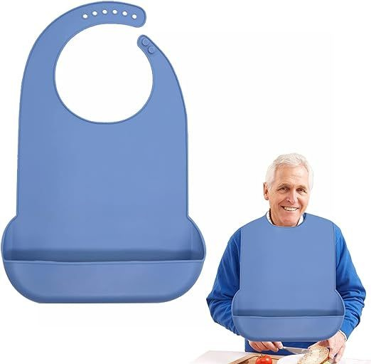 Нагрудник для взрослых, силиконовый, 1шт - купить с доставкой по ...