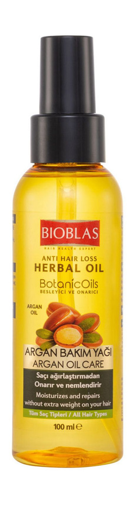 Увлажняющее восстанавливающее аргановое масло для волос Botanic Oils ...