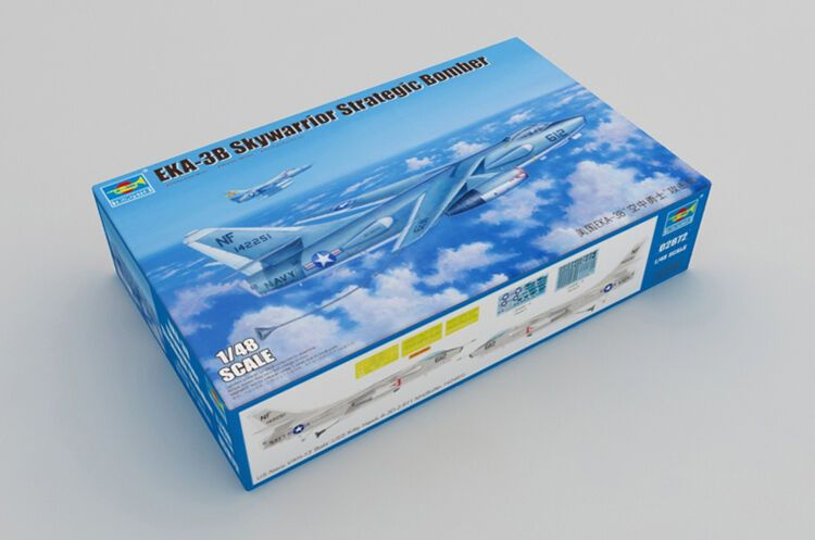 Trumpeter 1/48 02872 EKA-3B Стратегический бомбардировщик Skywarrior Самолеты купить на OZON по ...