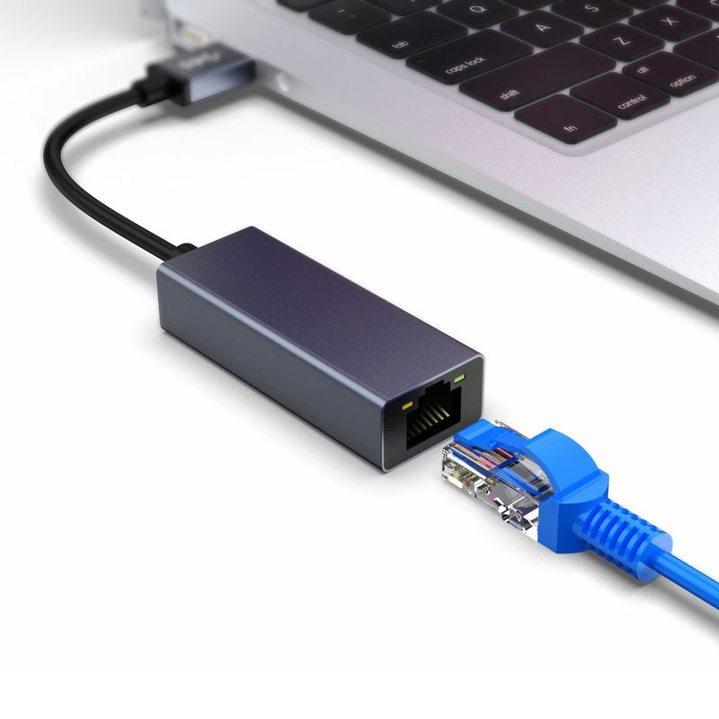 Сетевой Ethernet адаптер переходник USB 3.0- LAN Rj45 1000 Mbps для ...