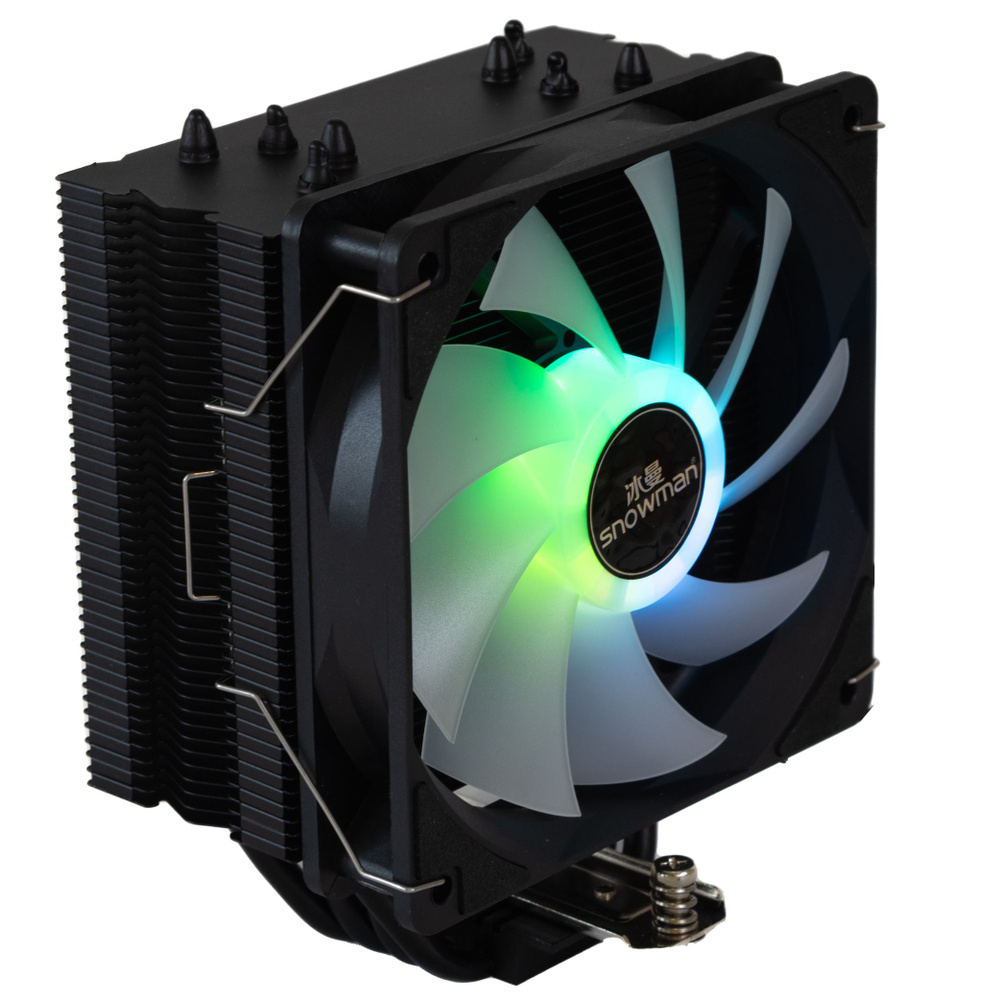 Кулер для процессора Snowman MT4-SE-ARGB-BK 180W - купить кулер по ...