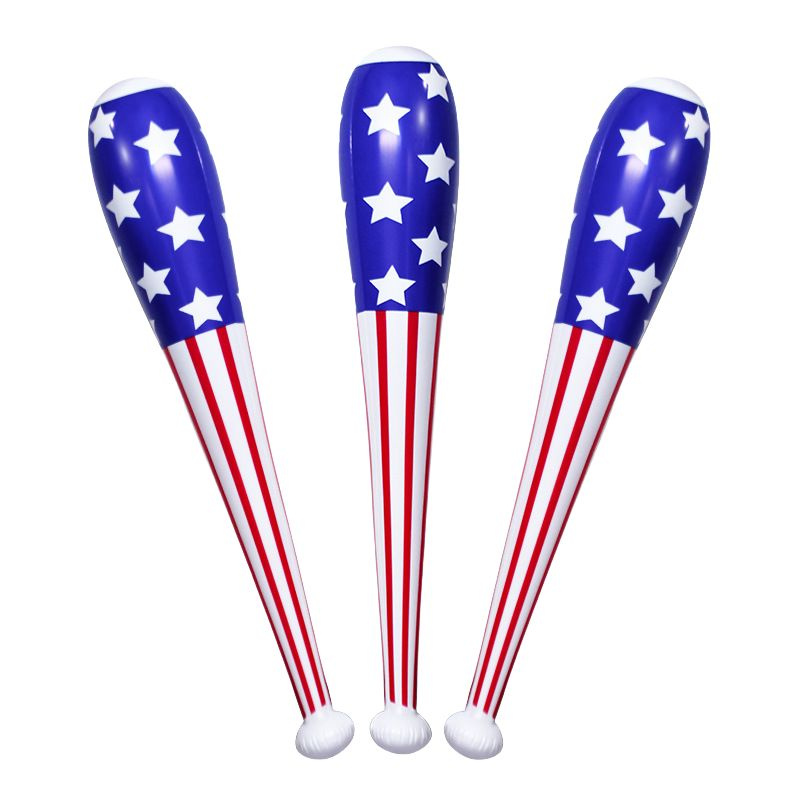 3 шт. Надувная бейсбольная бита с американским флагом(Inflatable ...