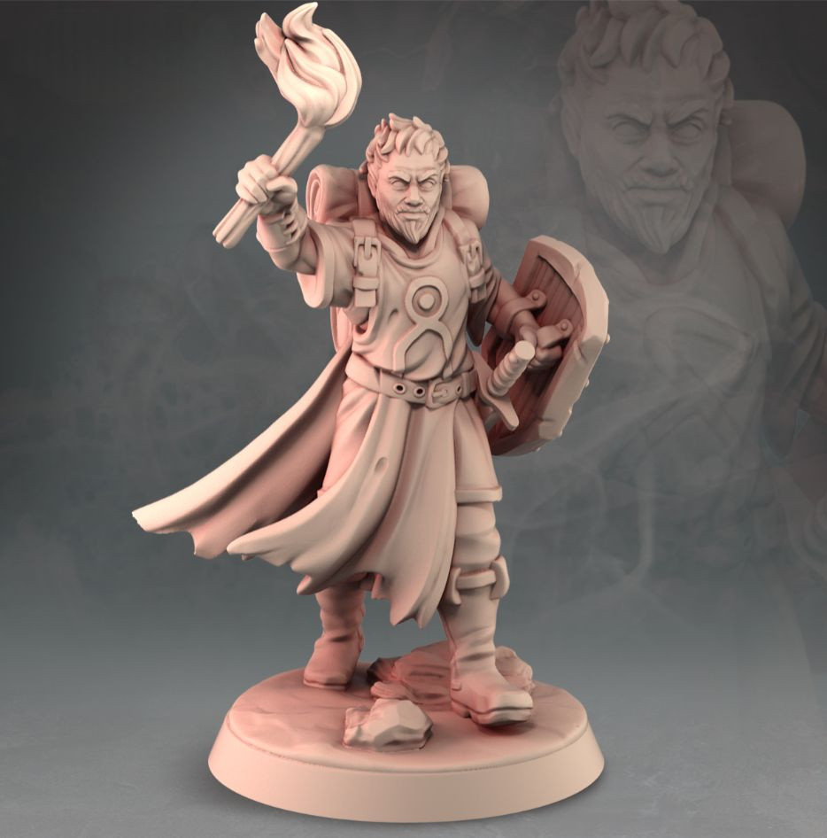 Миниатюра для настольных игр под покраску Проводник Explorer (DnD ...