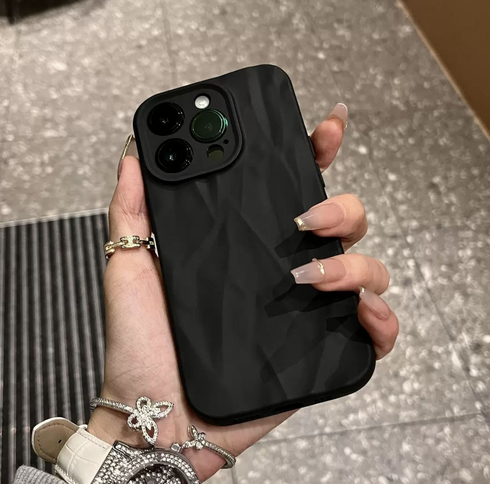 Premium чехол на айфон 15 про черный, чехол на iPhone 15 Pro, чехол для ...