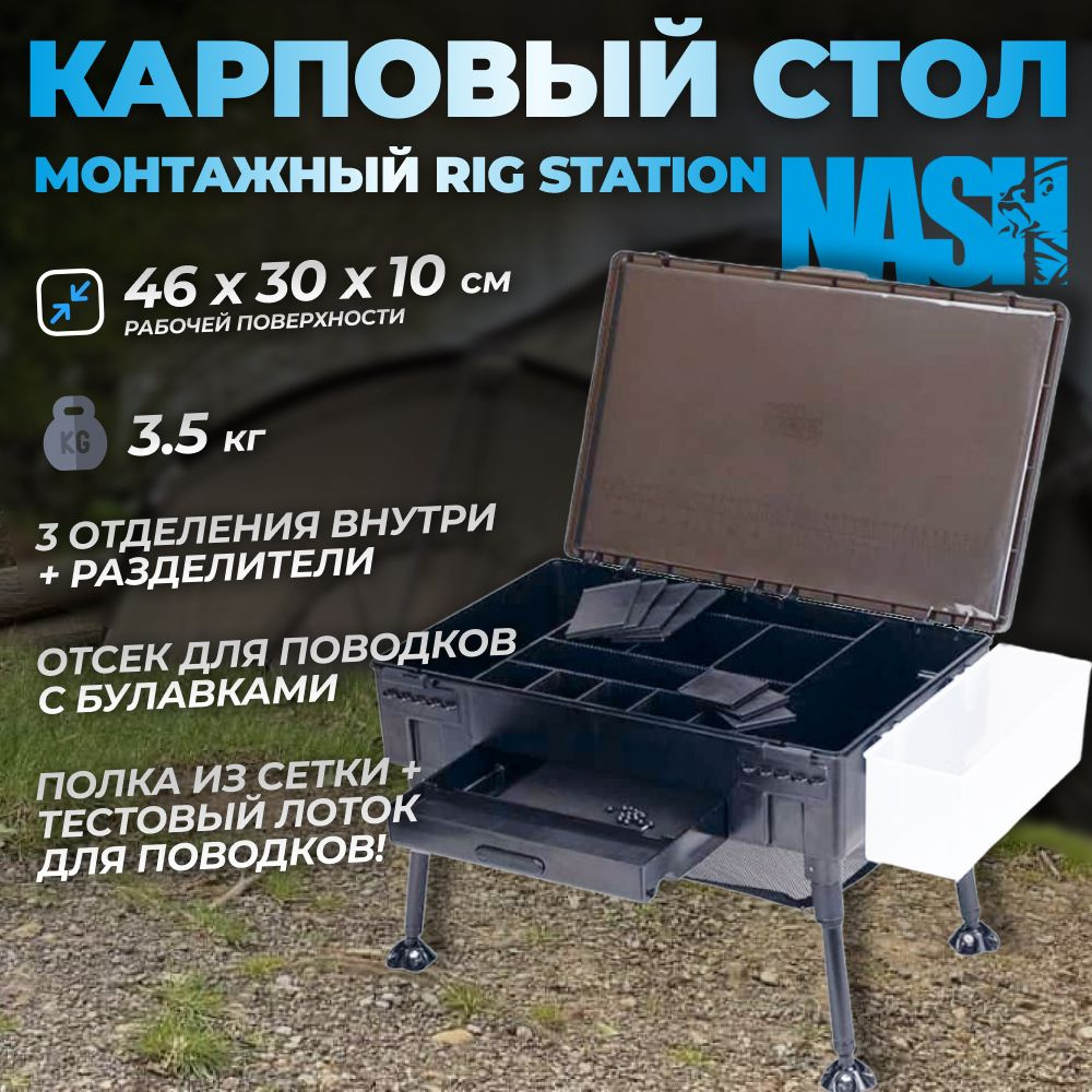 Столик монтажный Nash TT Rig Station - купить по выгодной цене в ...