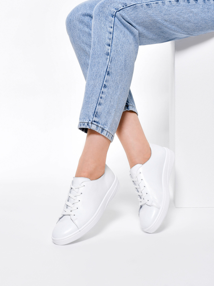 Кеды Женский BELWEST Кожа Бег, размер 36 G На любой сезон Шнурки Платформа Беларусь купить c ...