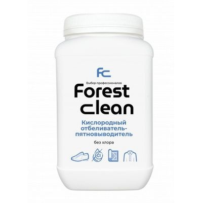 Кислородный отбеливатель и пятновыводитель1 кг Forest clean - купить с ...