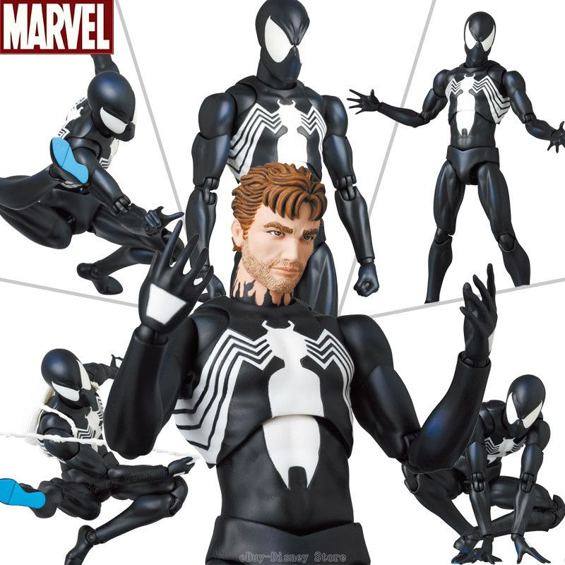 CT Mafex 147 Venom Spiderman 1/12 Черный Человек-паук Симбиотик модель ...