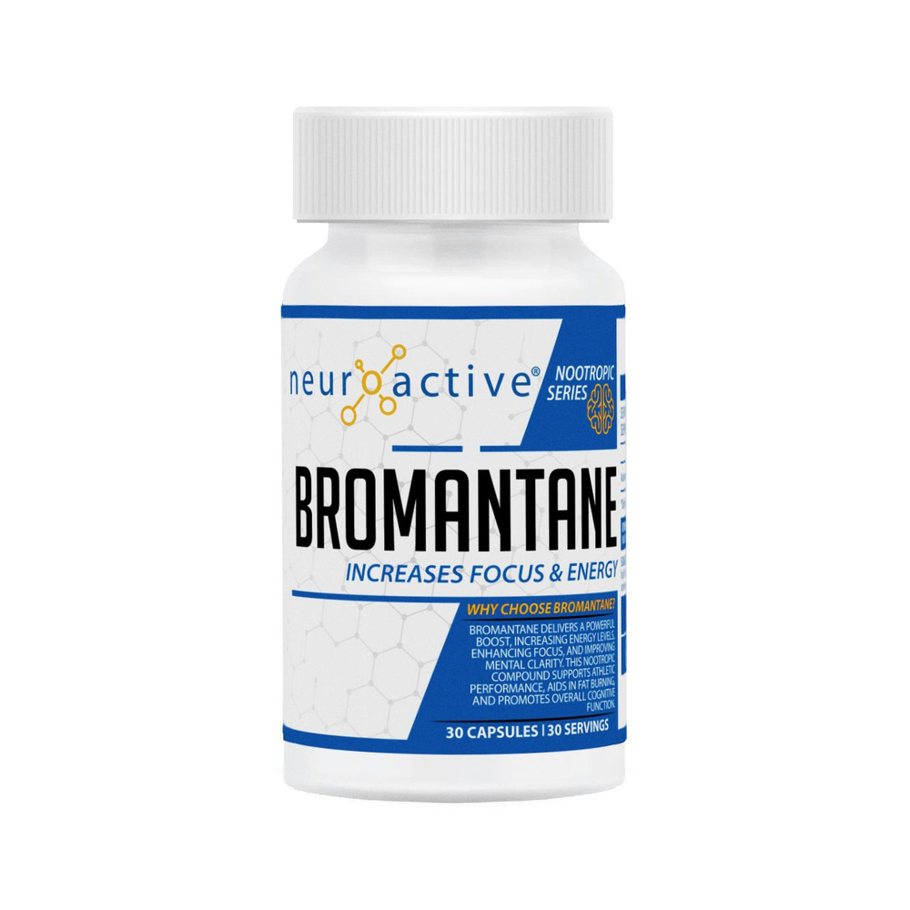 NeuroActive Bromantane Бромантан адамантилбромид 50 mg 30 капс купить ...