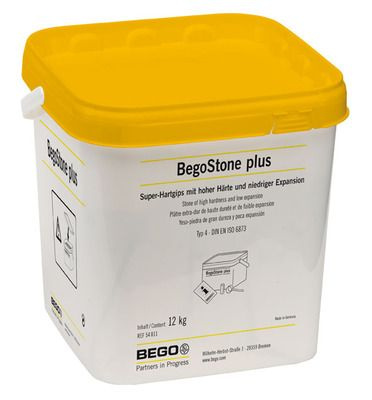 Супергипс BegoStone plus, 4-й класс, 12 кг. - купить с доставкой по выгодным ценам в интернет ...
