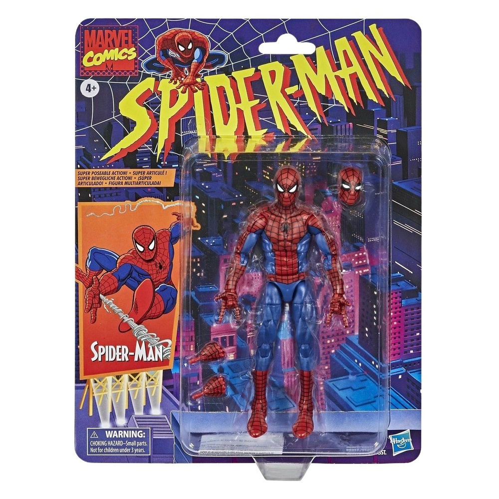 Hasbro фигурки Marvel Legends Spiderman Animation Series Action Figures ...