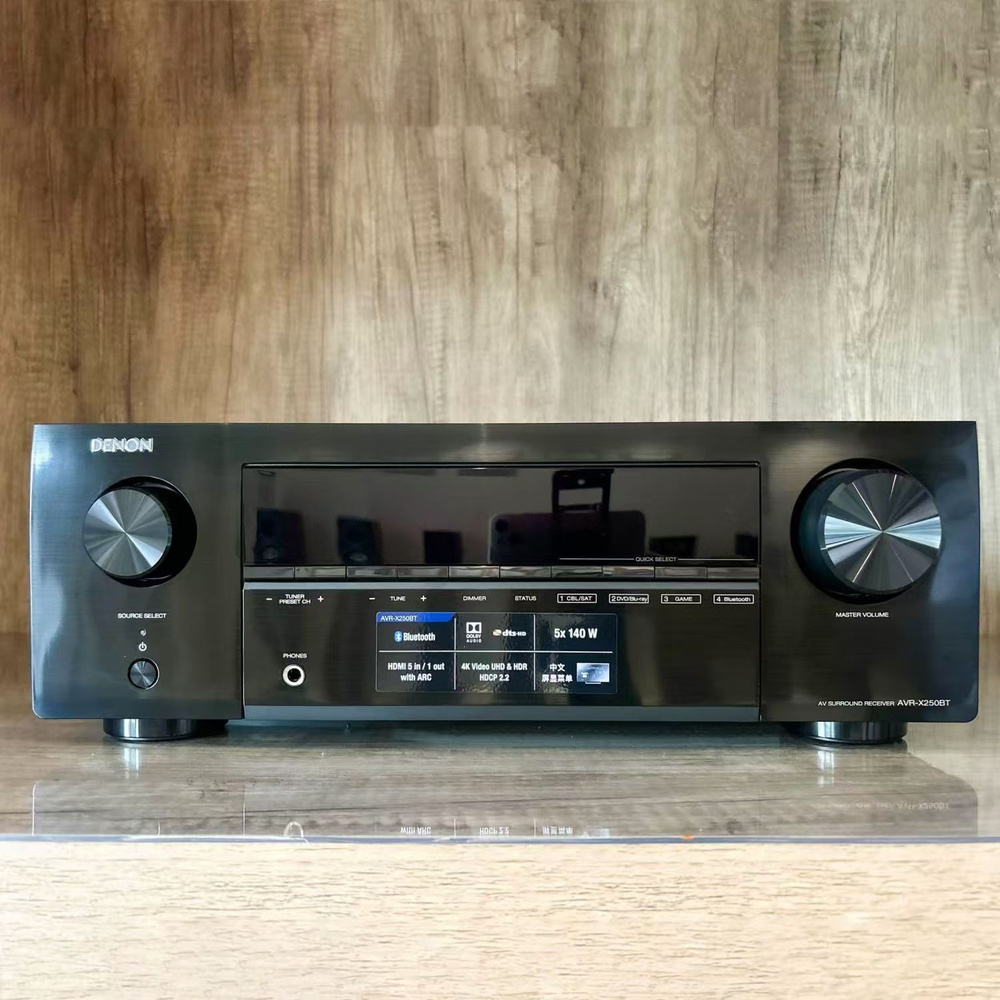 DENON AVR-X250BT Домашний кинотеатр 5.1-канальный, AV-усилитель 4K ...