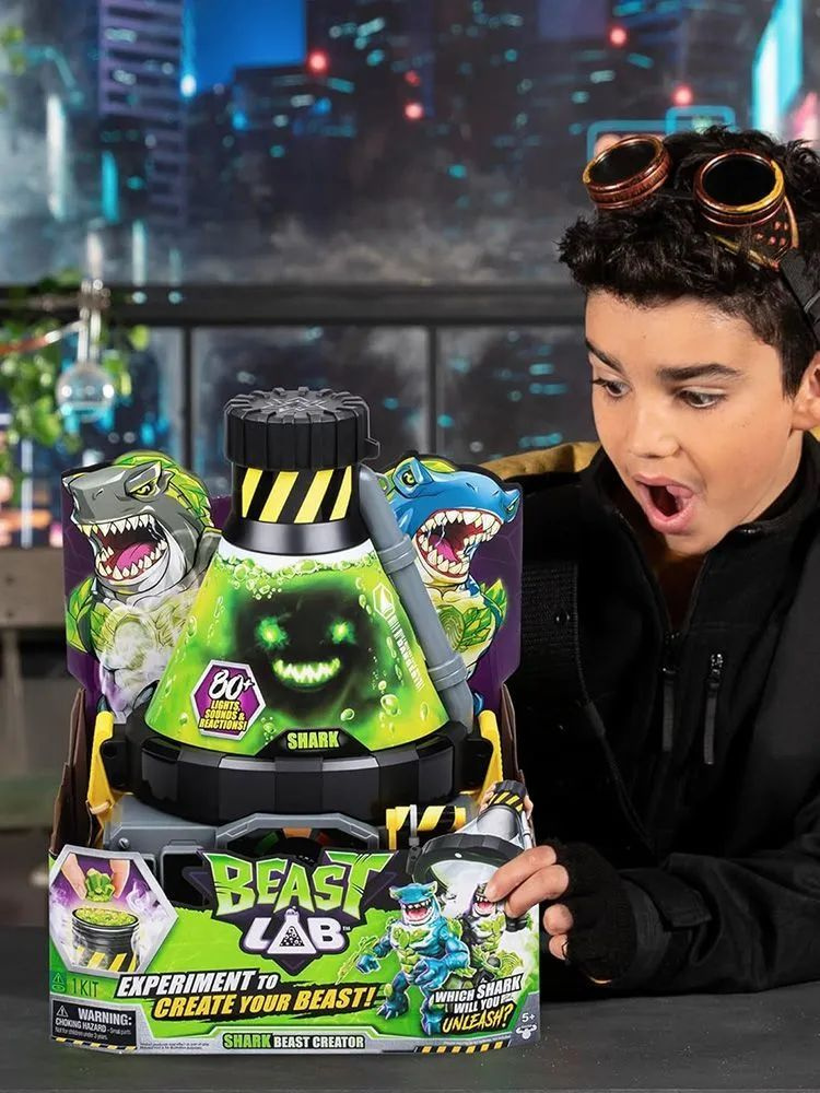 Игровой набор Beast Lab Shark Beast Creator/Dino Creator интерактивная ...
