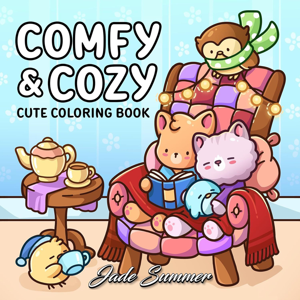 Little Fuzzy: / Coloring Book for Adults and Teens with Simple and Cute ...