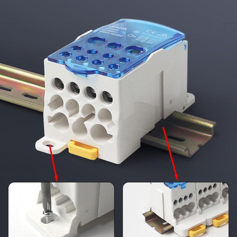 OZ-TWTU-80A 500A силовая распределительная коробка распределительный клеммный блок разъем DIN ...