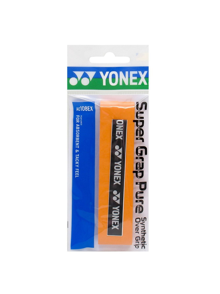 Обмотка намотка для ракеток Yonex AC108EX Super Grap Pure (Orange ...