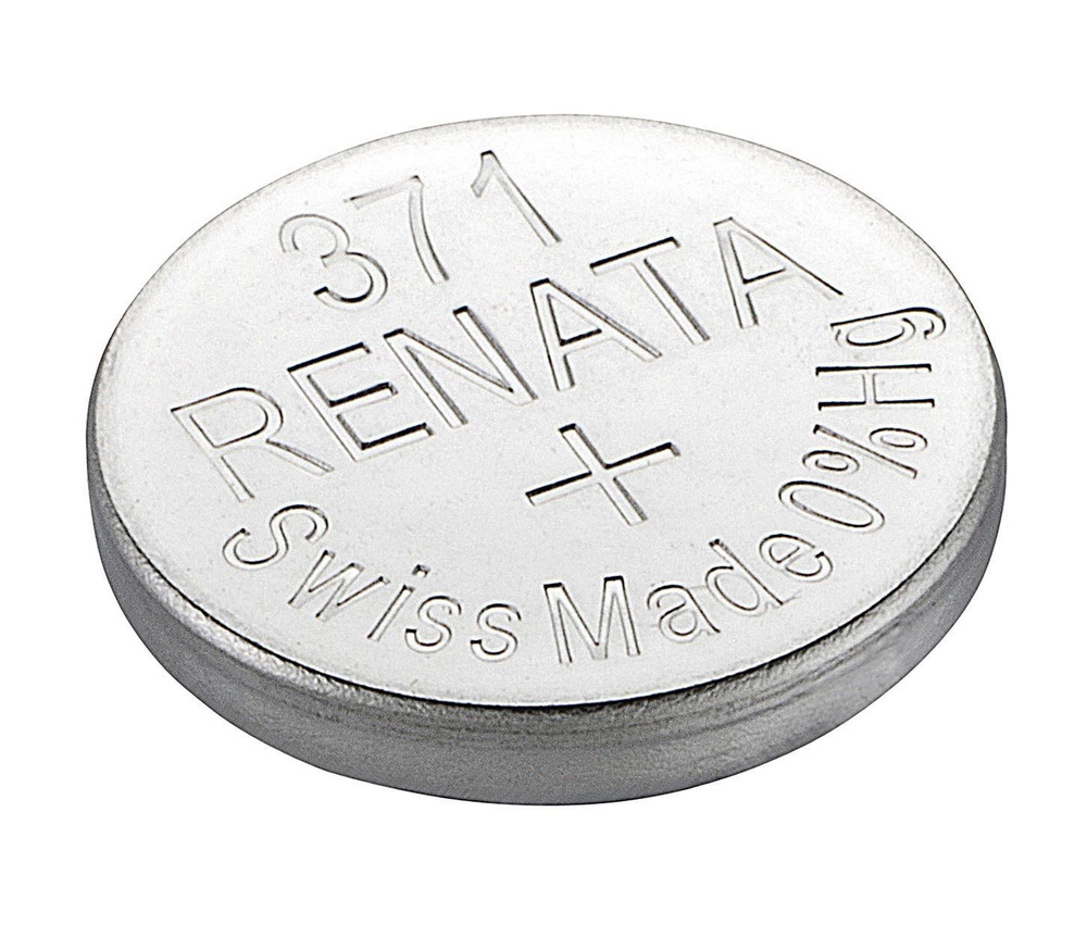 Renata Батарейка 370, 371 (SR69, SR920), Ag2O (оксид-серебряный) тип, 1 ...