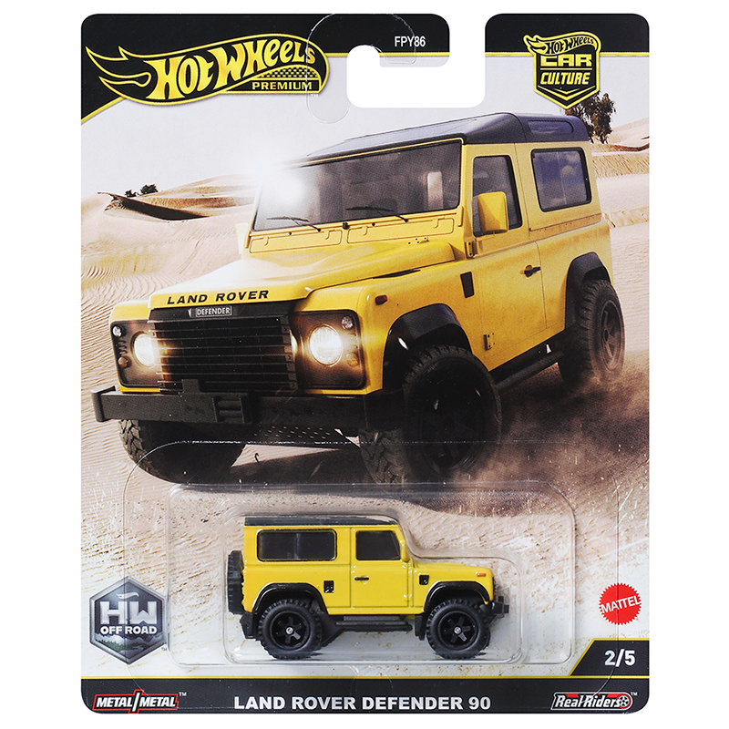 Машинка Mattel Car Culture Premium OFF ROAD 1/64 Land Rover Defender 90 ...