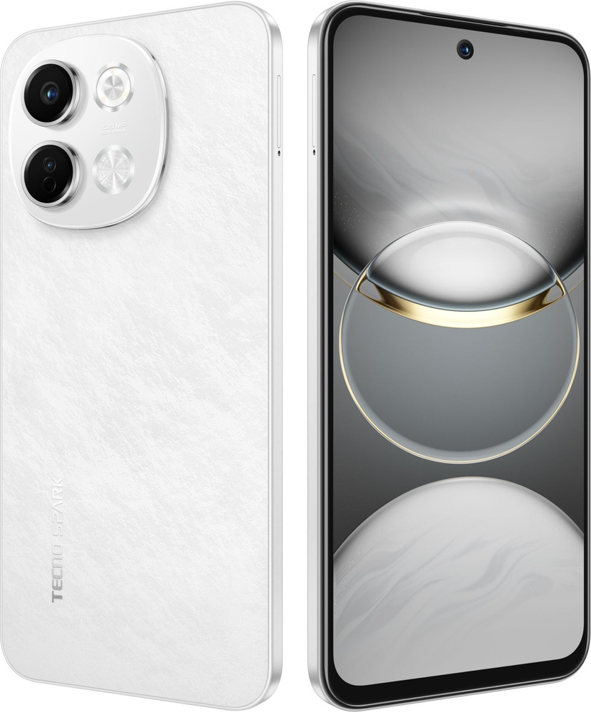 Смартфон Tecno KL6 256+8 128 ГБ 6 ГБ Серый 6.78 IPS KL8 128+6, Aurora ...