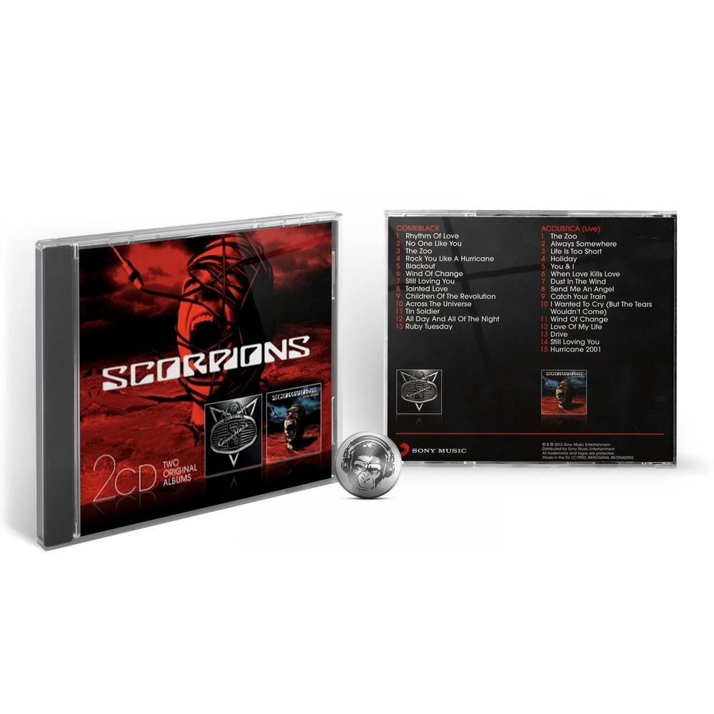 Scorpions - Comeblack/ Acoustica (2CD) 2012 Sony Jewel Музыкальный диск ...