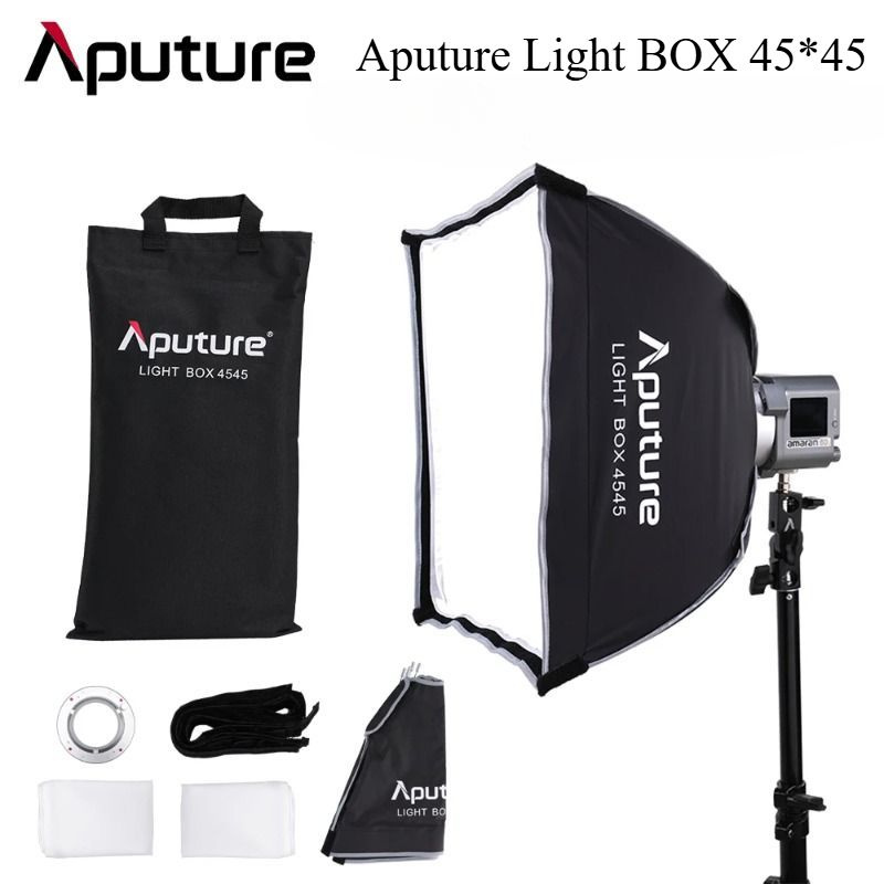Aputure Light BOX 45*45+Grille Квадратный софтбокс с креплением Bowen ...