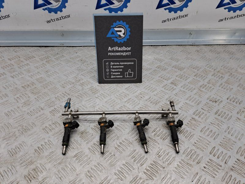 Рейка топливная (рампа) + форсунки Opel Astra J / Опель Астра J 1.6 ...