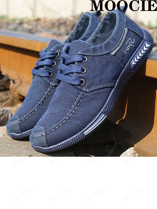 Мокасины Мужской MOOCIE синий, размер 42 Без застёжки Лето Круглый нос купить c доставкой на ...